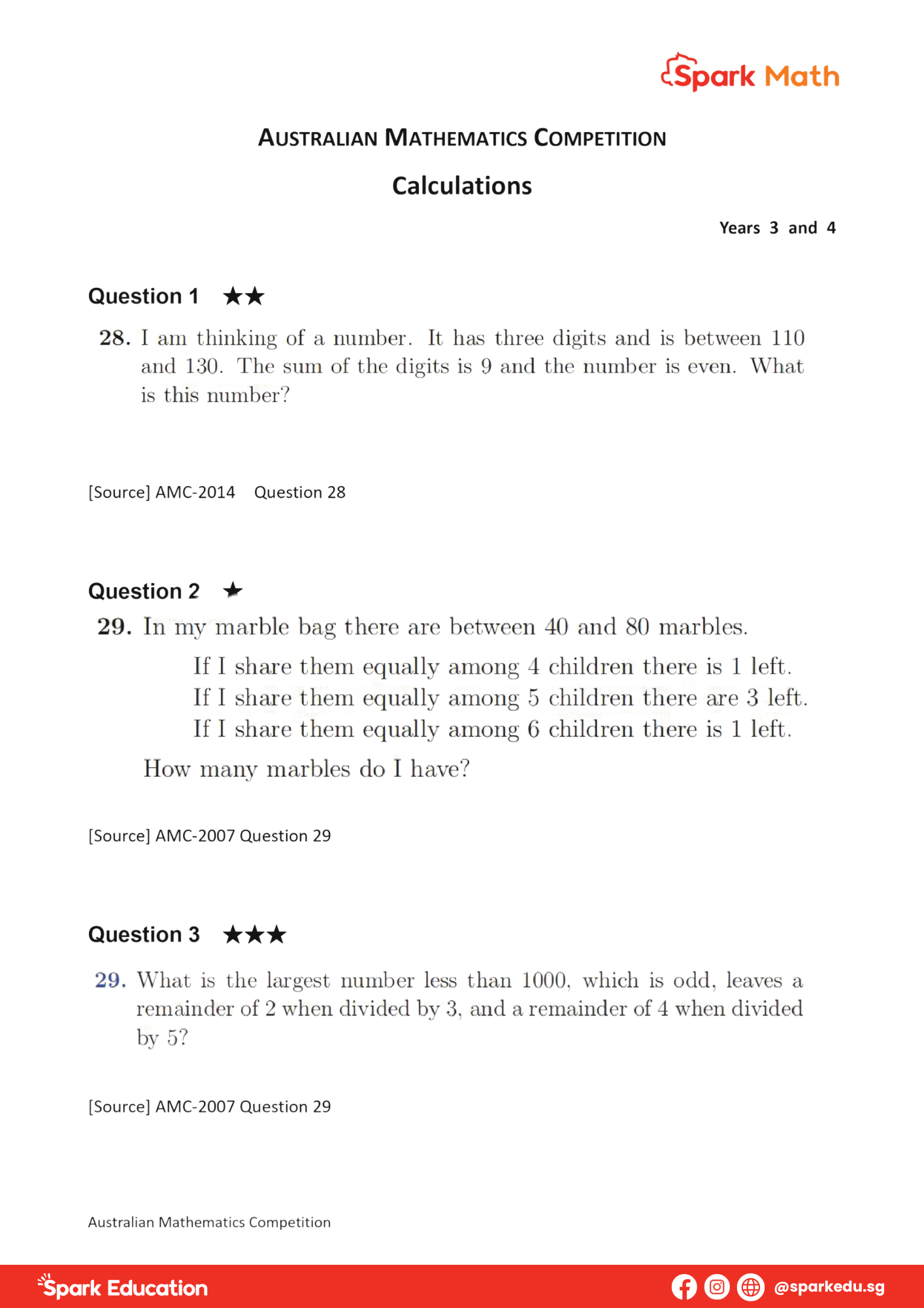 Australian AMC 2024 and All You Need to Know