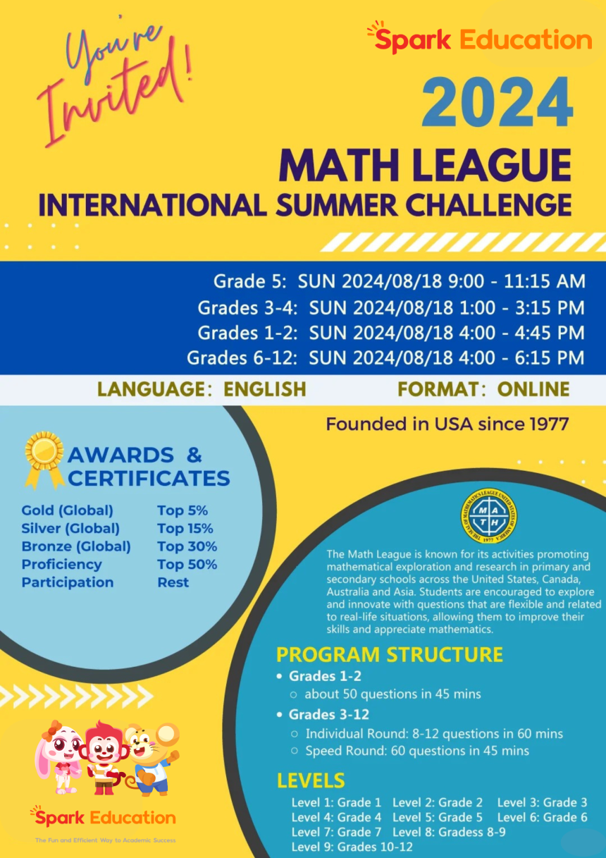 Get Ready for Math League International Summer Challenge: A Global Math ...
