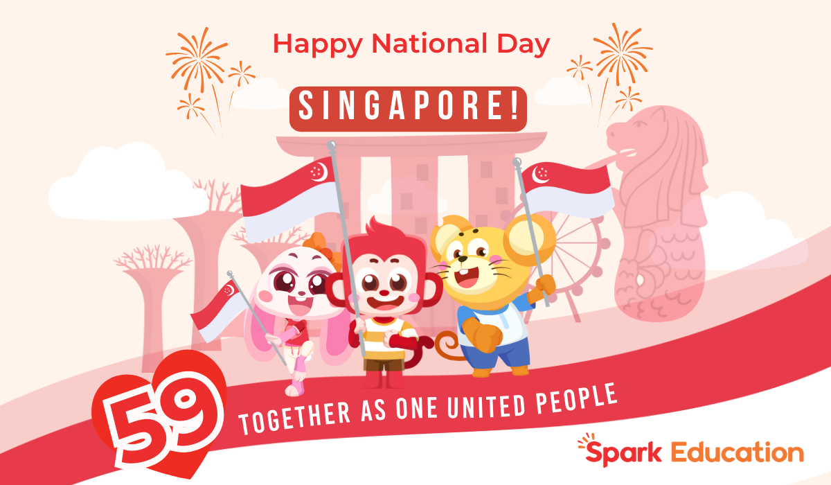 Free National Day Math Worksheets for K2 to P6