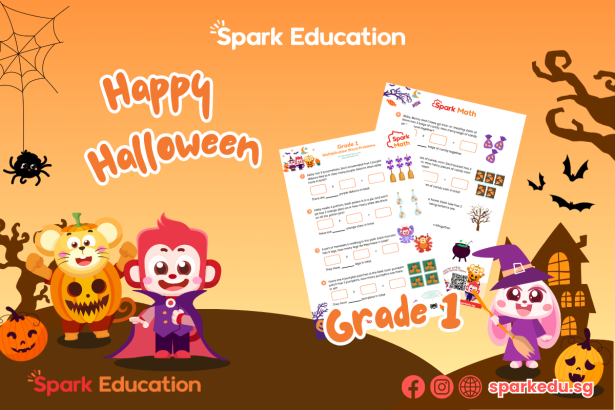 Free Halloween Math Worksheet: 1st Grade Multiplication Word Problems